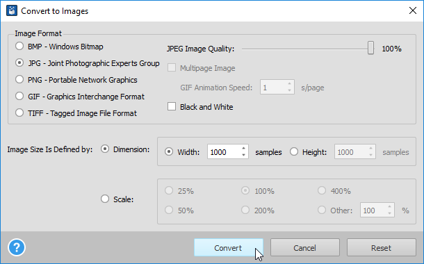 Converting PDF Images to the JPEG Image File Format