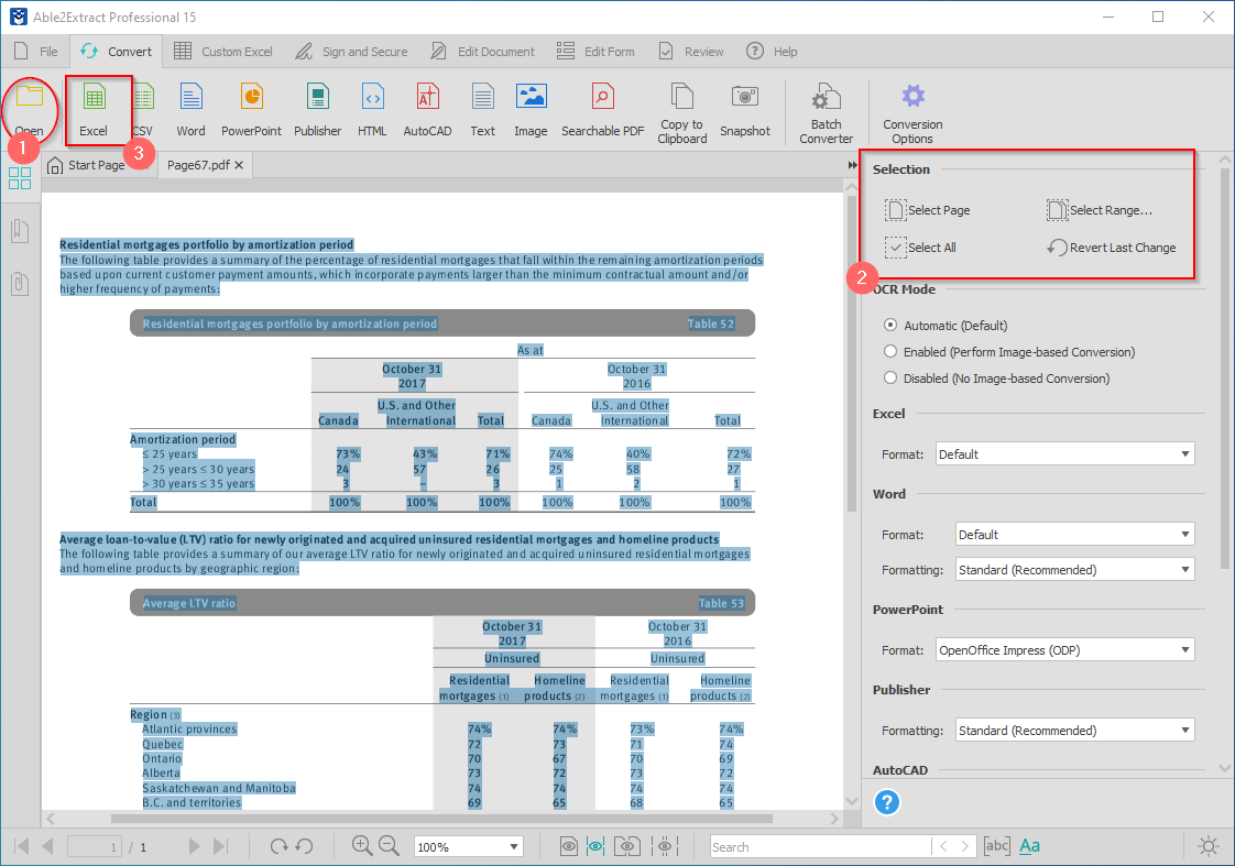 How To Extract Only PDF Tables To Excel Able2Extract